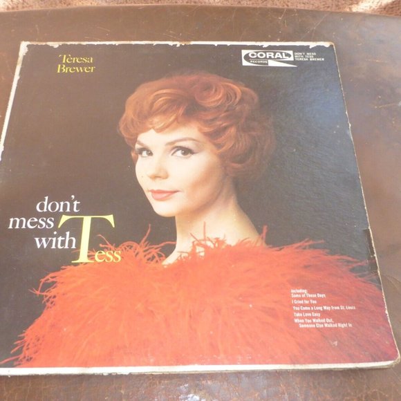 Vintage | Media | Vintage Teresa Brewer Dont Mess With Tess Lp Vinyl ...